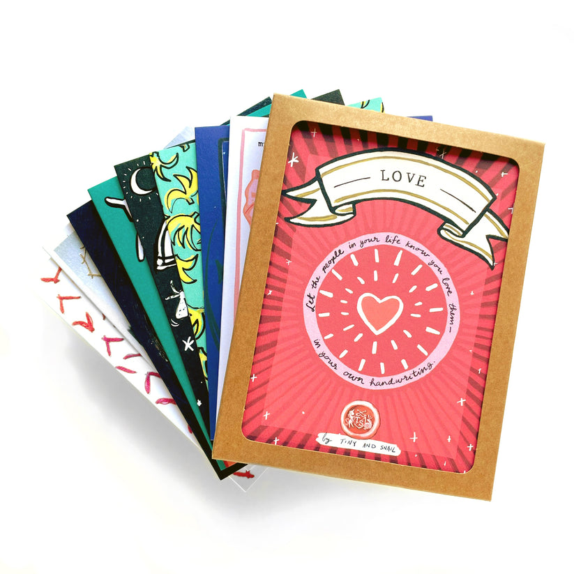Love Cards Pack of 8 – Tiny and Snail