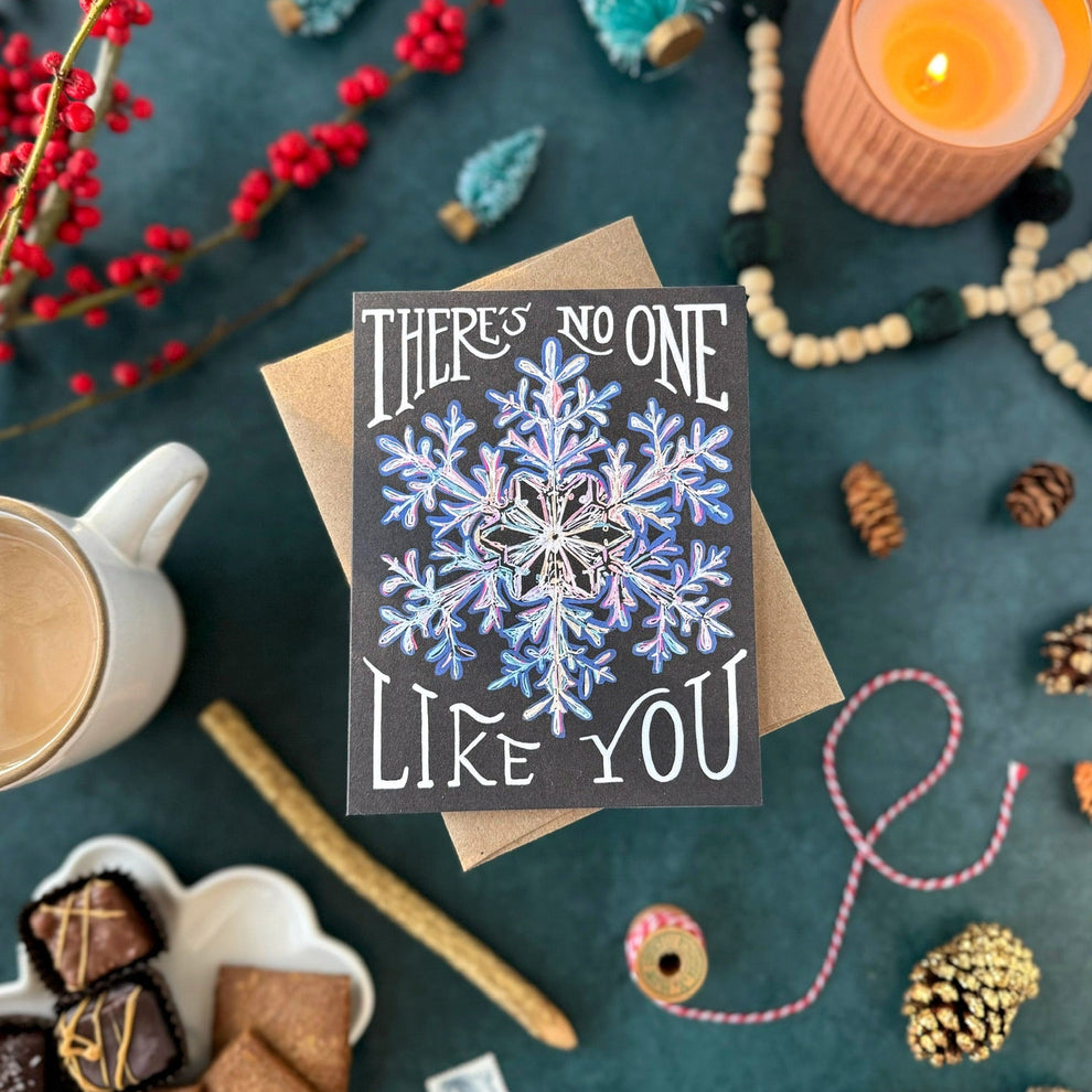 There's No One Like You — Snowflake — Valentine's Day, Love, Birthday ...