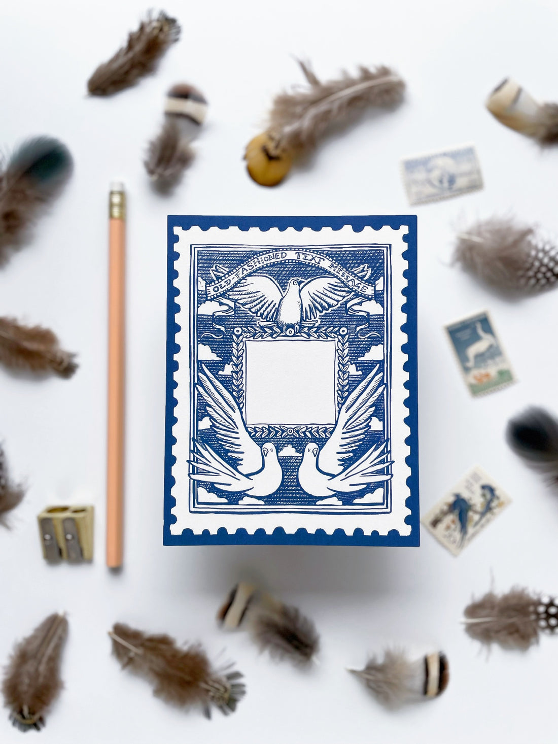 Old Fashioned Text Message Postcard – Tiny and Snail